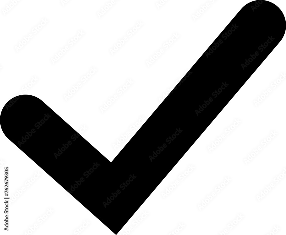 Check mark icon. Check marks right, good, correct, symbol isolated on ...