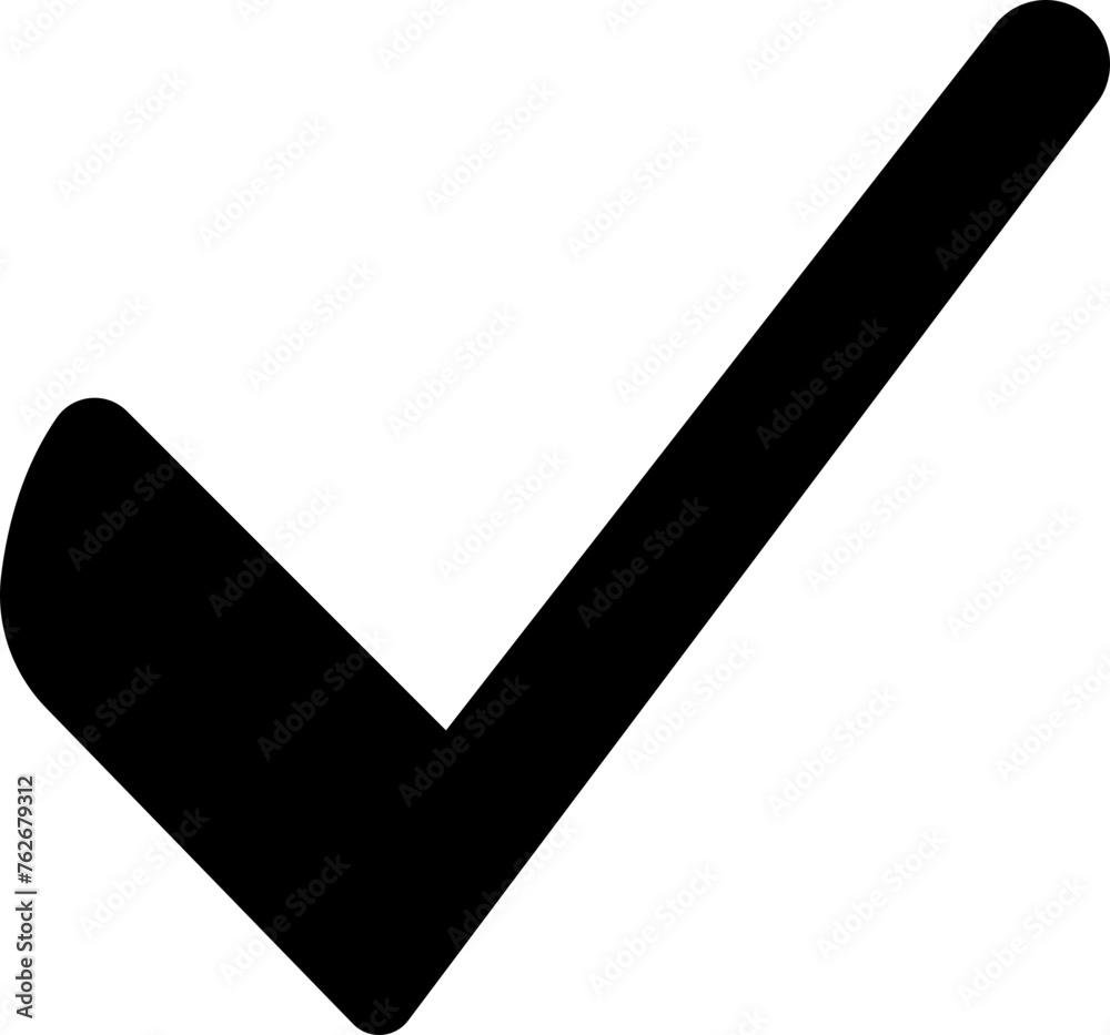 Check mark icon. Check marks right, good, correct, symbol isolated on ...