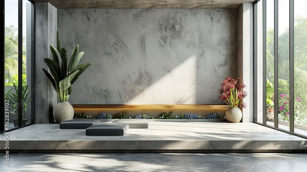 modern empty room minimal designs with interior design of apartment ...