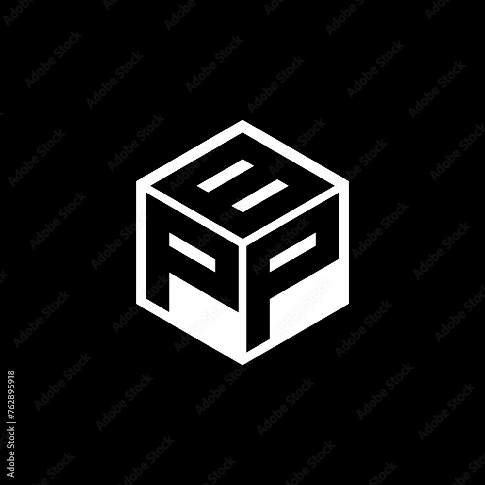 PPB letter logo design in illustration. Vector logo, calligraphy ...
