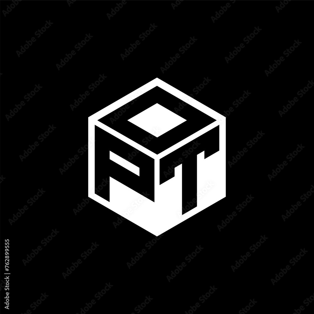 PTO letter logo design in illustration. Vector logo, calligraphy ...