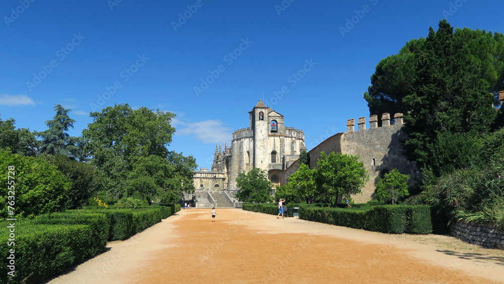 Convento de Cristo, Tomar, Portugal. The Convent of Christ is part of ...