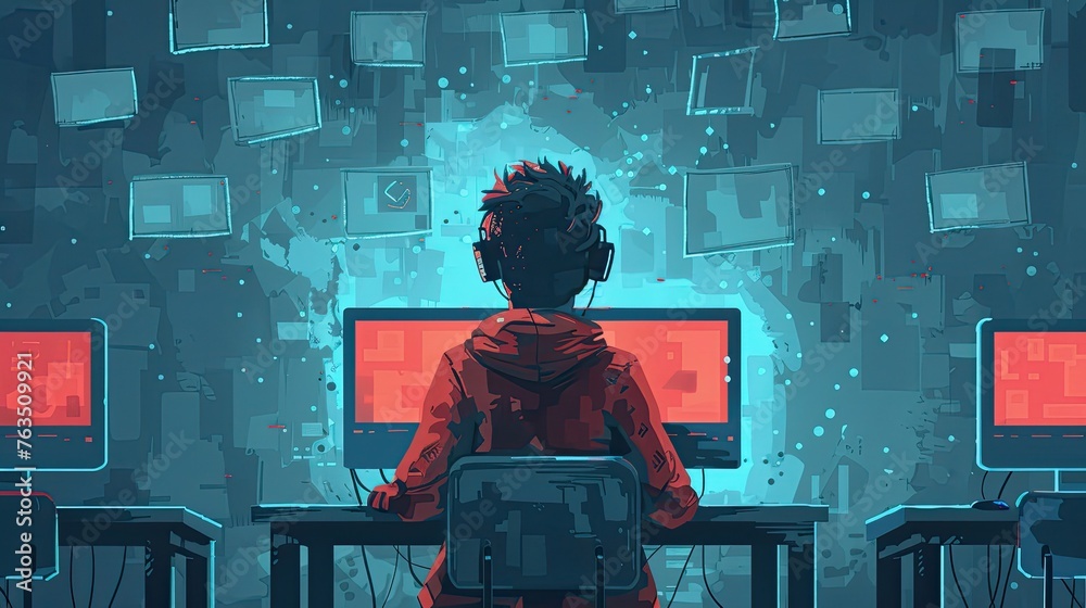 Graphic showing the impact of cyberbullying and prevention strategies ...