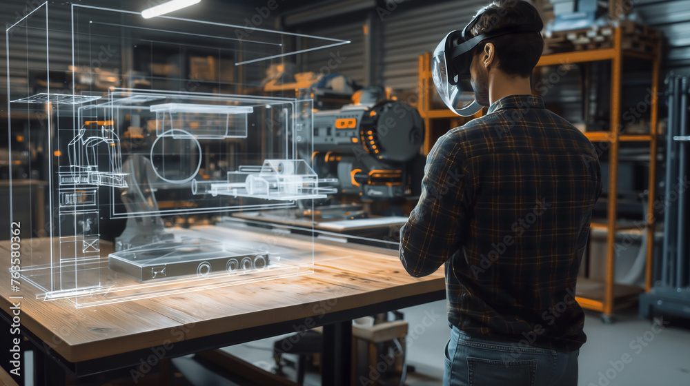 Digitalization in craftsmanship, workshop setting, advanced tools ...