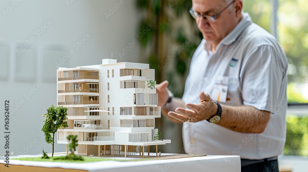 Government Official Unveiling Disaster-Resistant Housing Model Designed ...