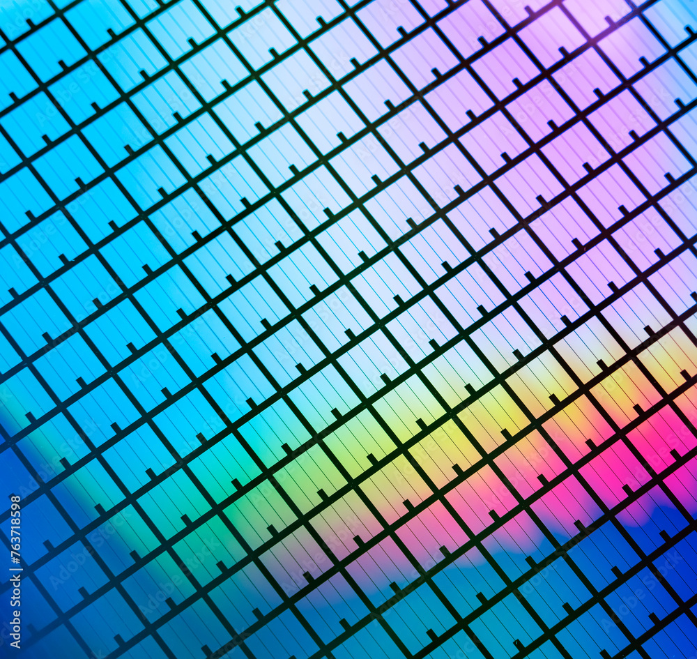 Silicon Wafers and Microcircuits used in electronics for the ...