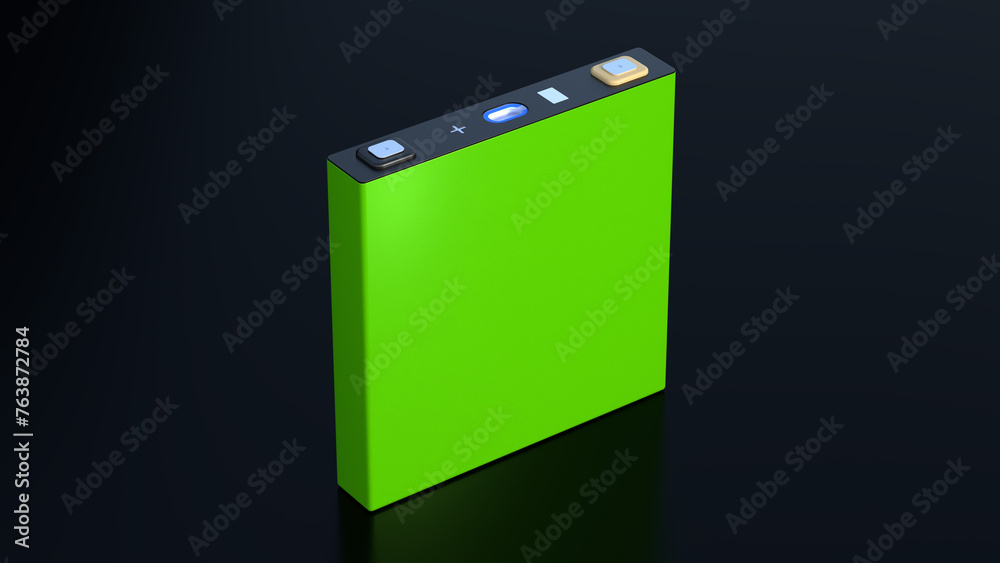 prismatic cell, green rectangular lithium ion phosphate LFP battery for ...