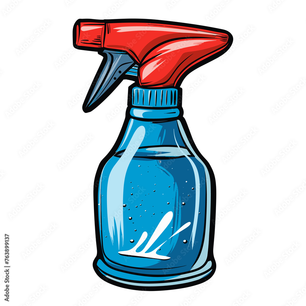 Cleaning Spray Cartoon, Isolated Transparent Background Images Stock ...
