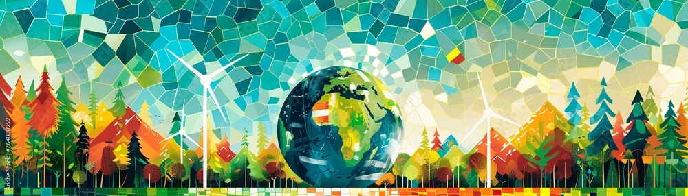 Stock-Illustration „Illustrate a powerful image symbolizing unity in ...