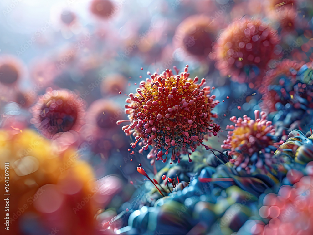 Viruses are suspended in body fluids. Viruses that cause cell mutations ...