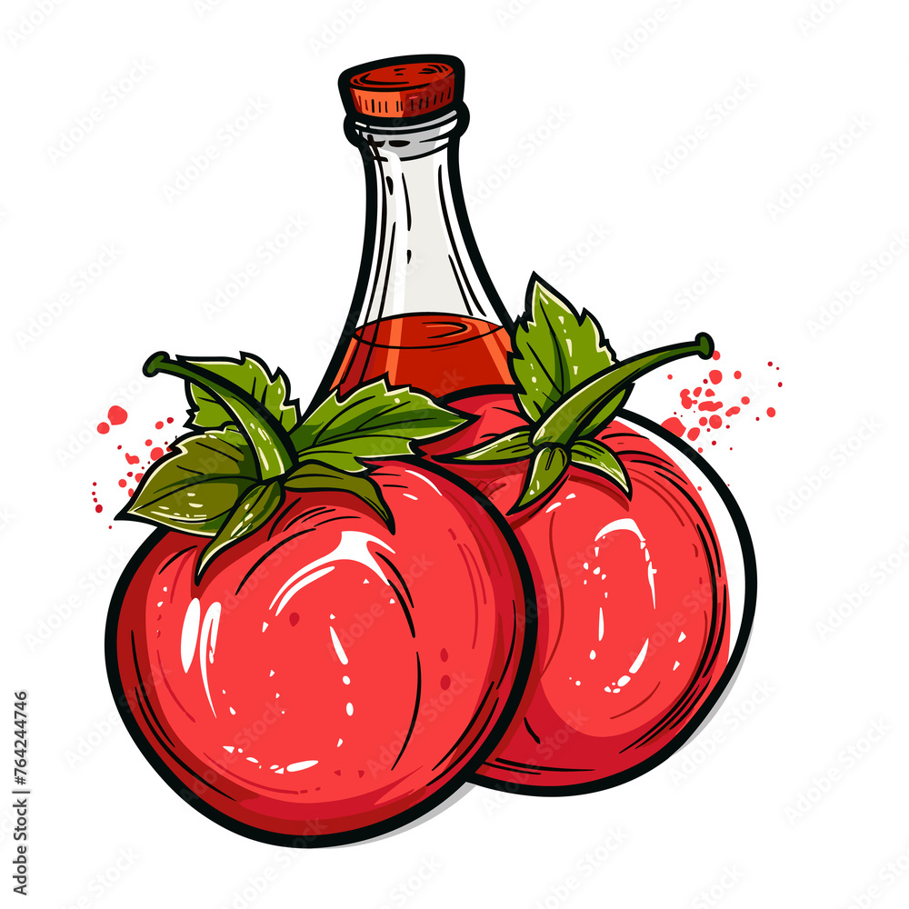 Ketchup Cartoon, isolated on transparent background, HD, PNG Stock ...