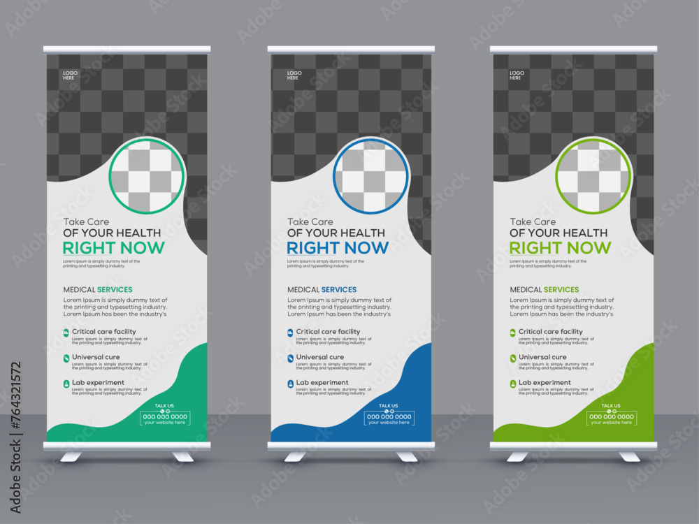 minimalists and illustrations Illustrator retractable banner design for ...