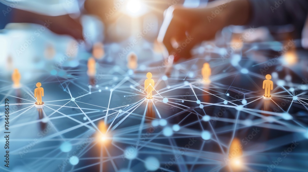 leadership team evaluating strategic partnership goals, corporate ...