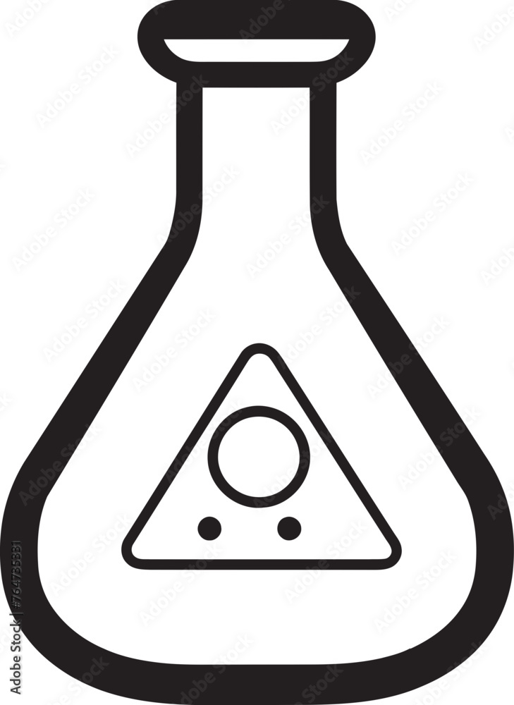Laboratory Legends Erlenmeyer Flask Vector Logo and Graphics Assortment ...