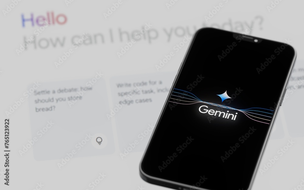Google Gemini Artificial Intelligence Assistant For Applications And ...