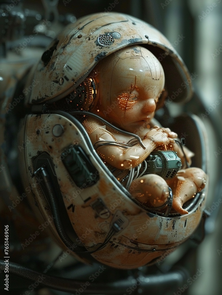 Create an animation illustrating the formation of the placenta and its ...