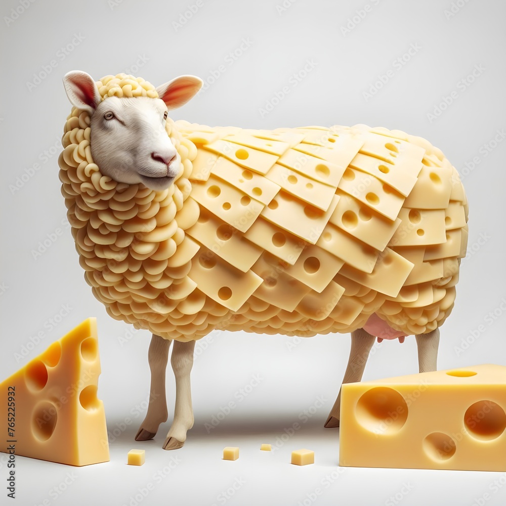 ai generated illustration 3d realistic a funny and artistic combination ...