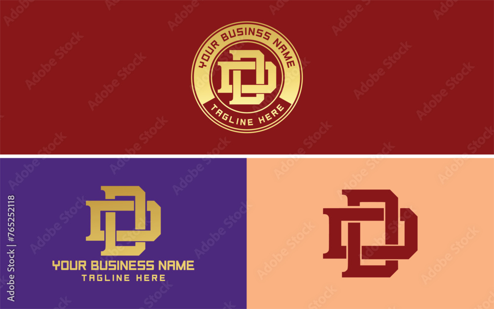 letter DD Monogram or DD Logo design, Letter DD interlocking logo for ...