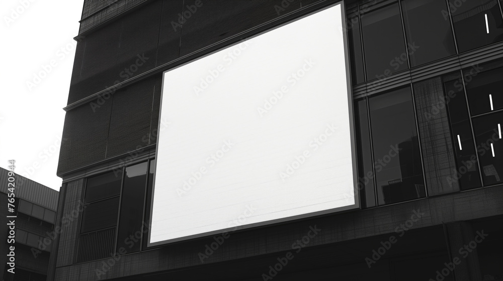 White background for advertising goods. Banner for placing design ...