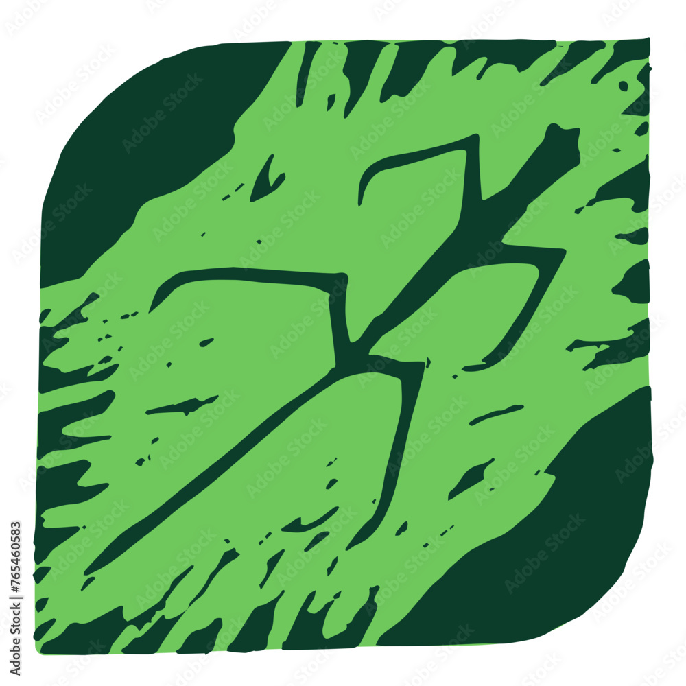 Abstract bug sticks hand drawn illustration, stick insect emblem ...