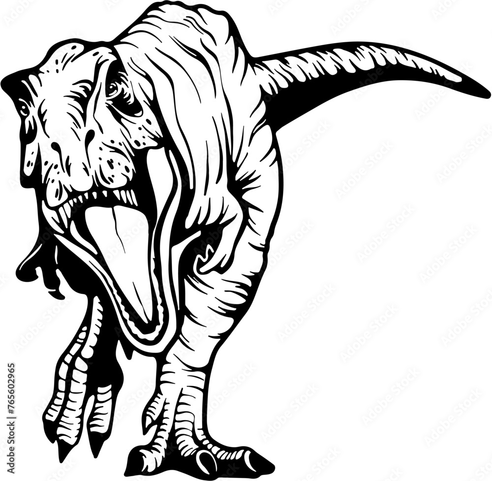 Vector de Stock T-Rex Cut File, Dinosaur SVG, Dino Clipart, Dino svg ...