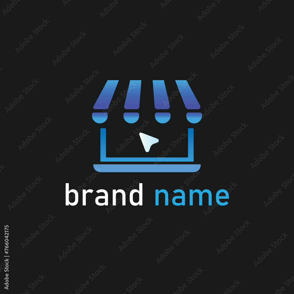Digital Tech-Inspired Logo Designs for Modern Brand Identity Stock ...
