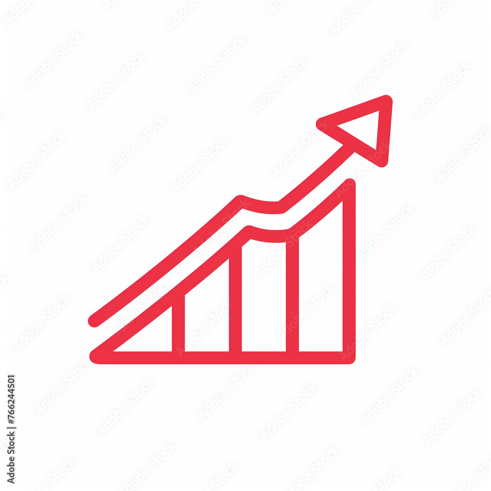 Business graph with arrow, graph, business, arrow, chart, growth ...