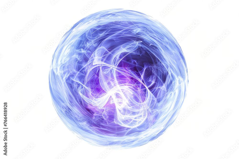 Glowing orb of arcane energy, ethereal wisps, magic, spell casting ...