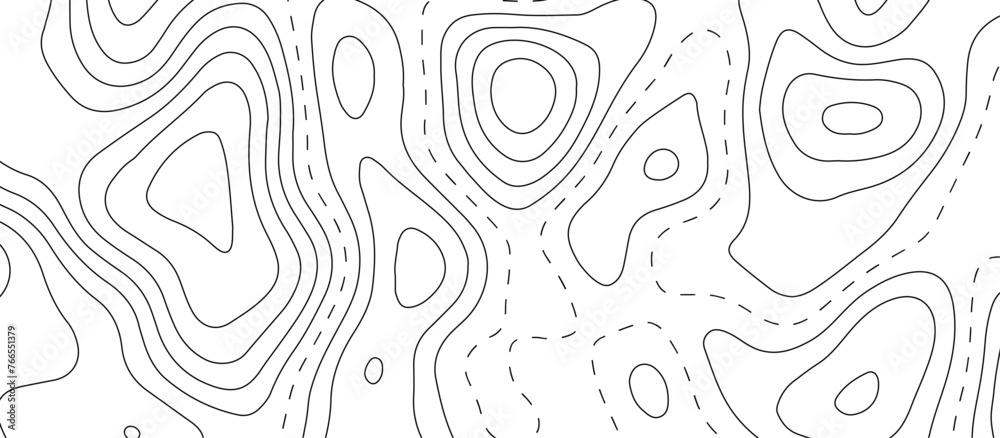 Abstract topographic map patterns, topography line map. The black on ...