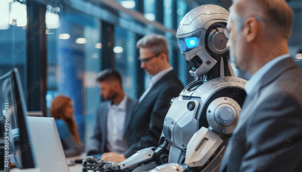 Robot Co-Workers: Businessmen find themselves collaborating with ...