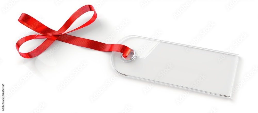 Badge template isolated on white background. Identification tag ...