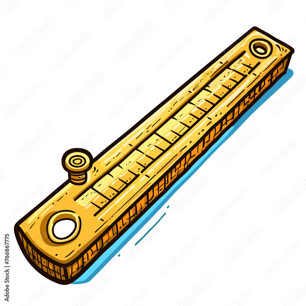 Ruler Cartoon, Isolated on transparent background, PNG, Cartoon Stock ...