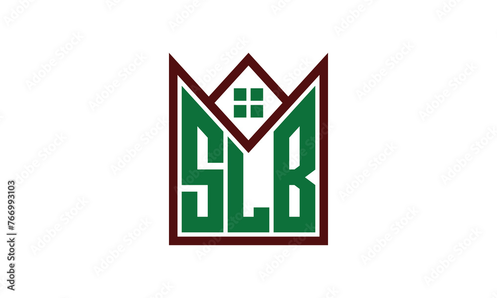 SLB initial letter builders real estate logo design vector ...