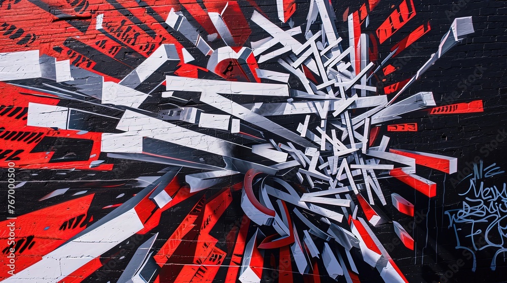 graffiti illustration of grungy noise concrete texture contemporary ...