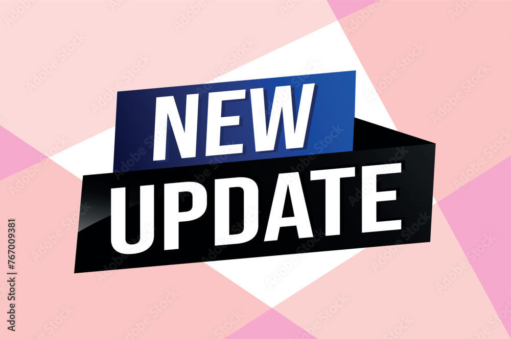 new update poster banner graphic design icon logo sign symbol social ...