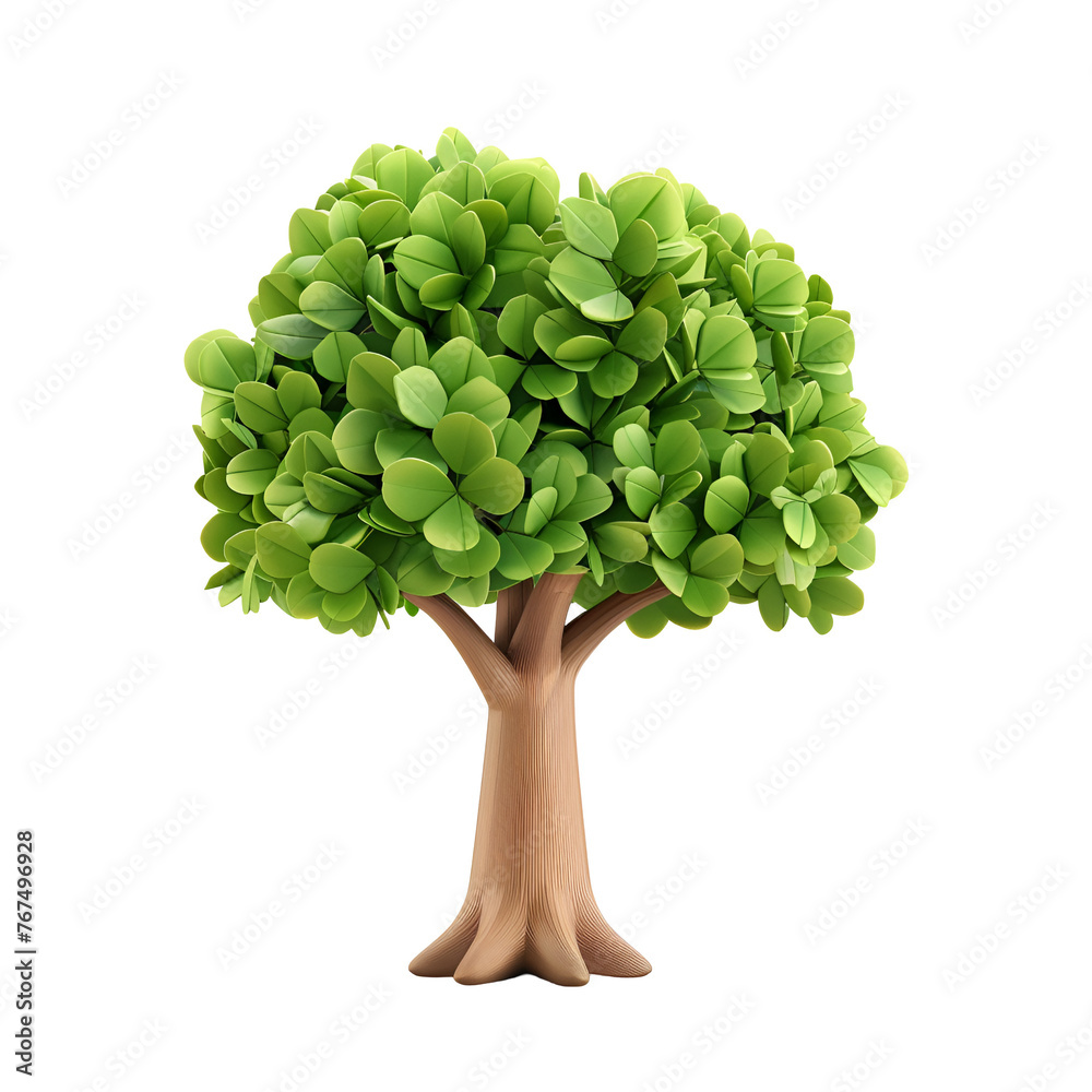 Cute Render Design Element: Simple Cartoon 3D Illustration of a Big ...
