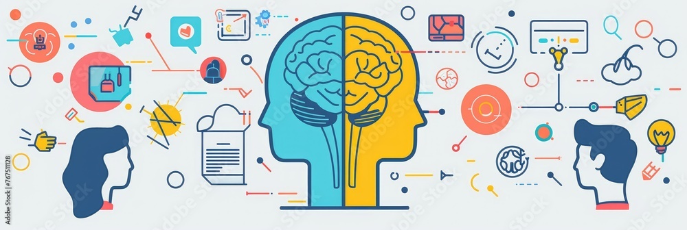 Colorful brain functions and thought processes - An informative ...