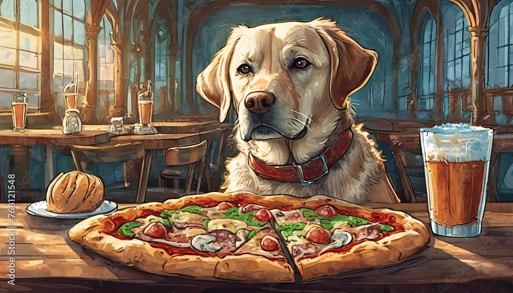 cat eating pizza, parrot eating pizza, animals eating pizza, hawaiian ...