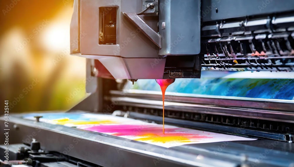 Printing machine CMYK, RGB, SRGB, Pantone, large print, book printing ...