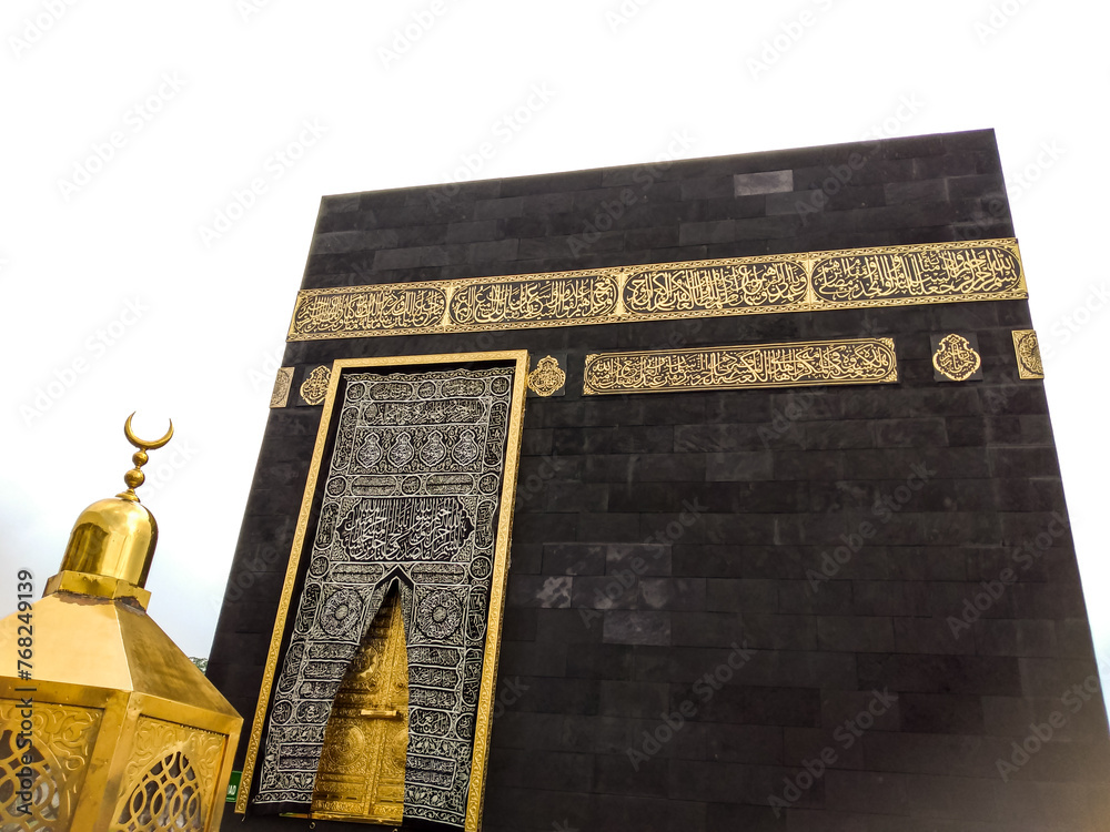 Detailed Replica of the kaaba with calligraphy. Stock Photo | Adobe Stock