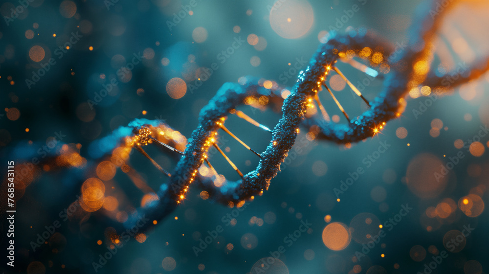 DNA structure Microscope world biotechnology natural universe observed ...