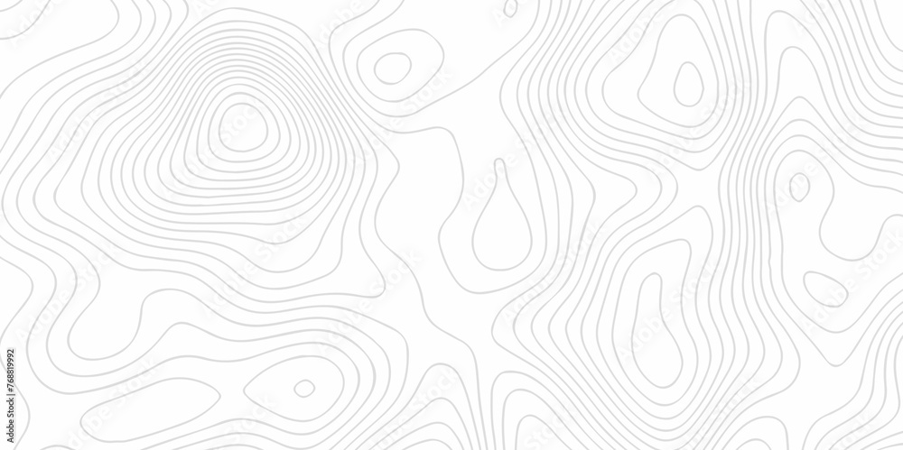 Lines map seamless topographic contour lines vector pattern. Geographic ...