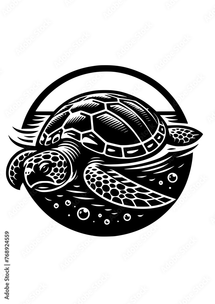 Swimming Turtle Svg, Turtle Svg, Sea Turtle Svg, Turtle Silhouette ...
