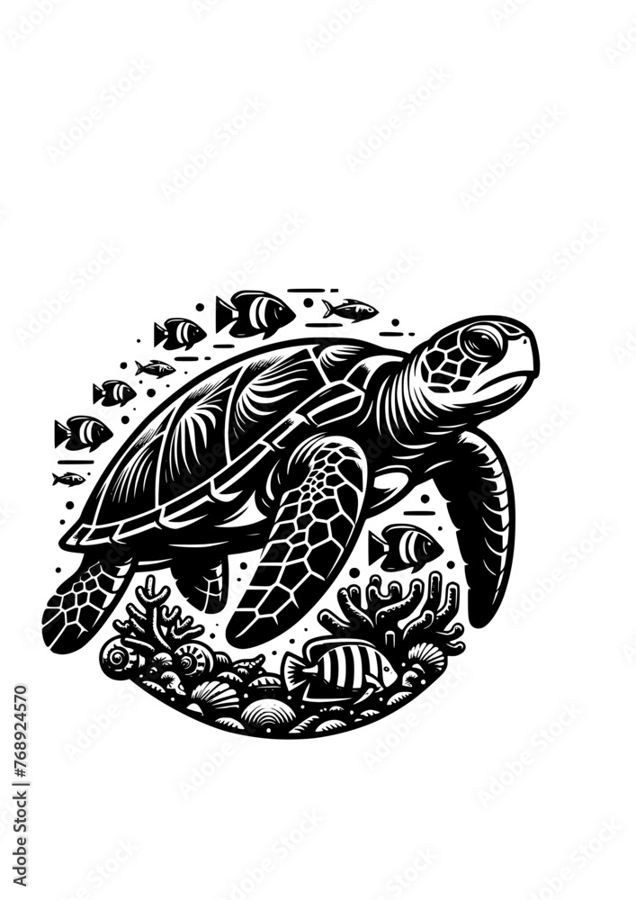 Swimming Turtle Svg, Turtle Svg, Sea Turtle Svg, Turtle Silhouette ...