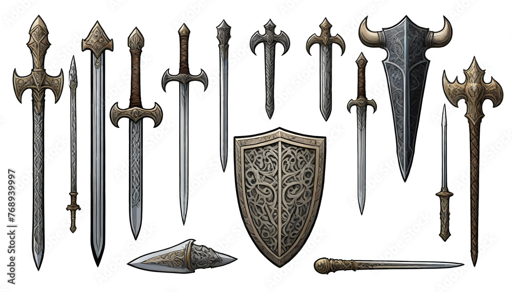 Fantasy Weapon Collection Vol 01 , A collection of fantasy weapons ...