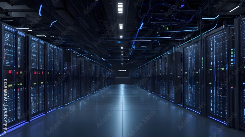 server rack in a data center,Artificial Intelligence (AI) in Everyday ...