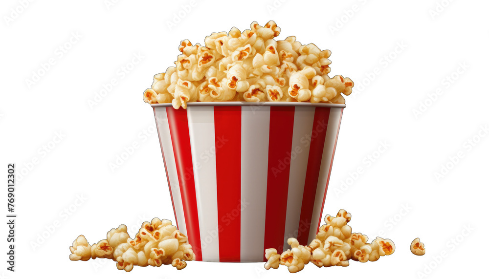 popcorn bucket, transparent background png Stock Illustration | Adobe Stock