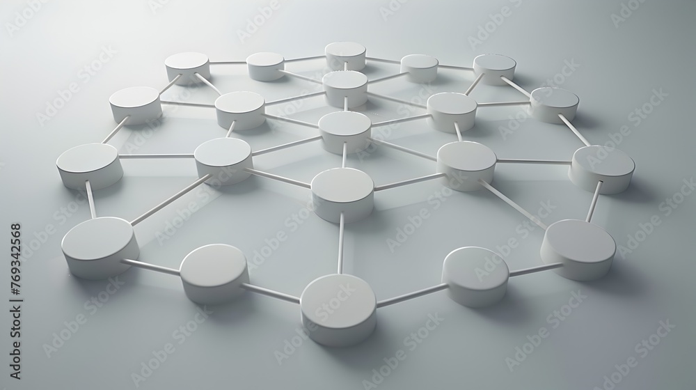 Interconnected Circular Organizational Structure Representing ...