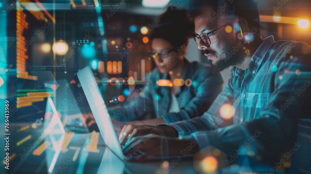 Creative collaboration: it specialists brainstorming software solutions ...