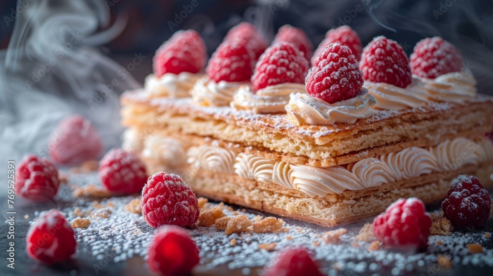 Mille Feuille, also known as Napoleon pastry, is a classic French ...